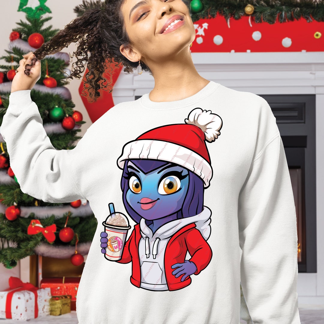 Boujee Mean Meme Girl, Santa, Do Not Disturb Coffee Cup, PNG, Instant ...