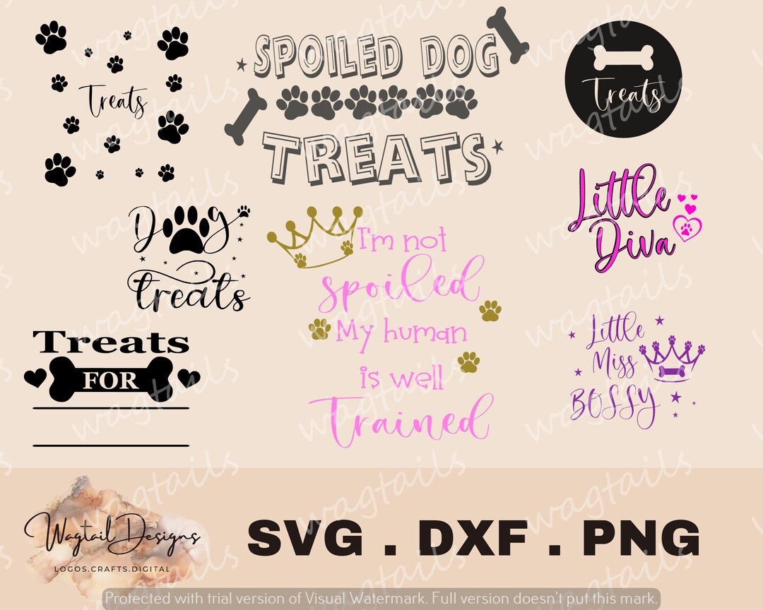 Dog Slogans & Treat Sayings Svg Png Dxf Digital Download - Etsy