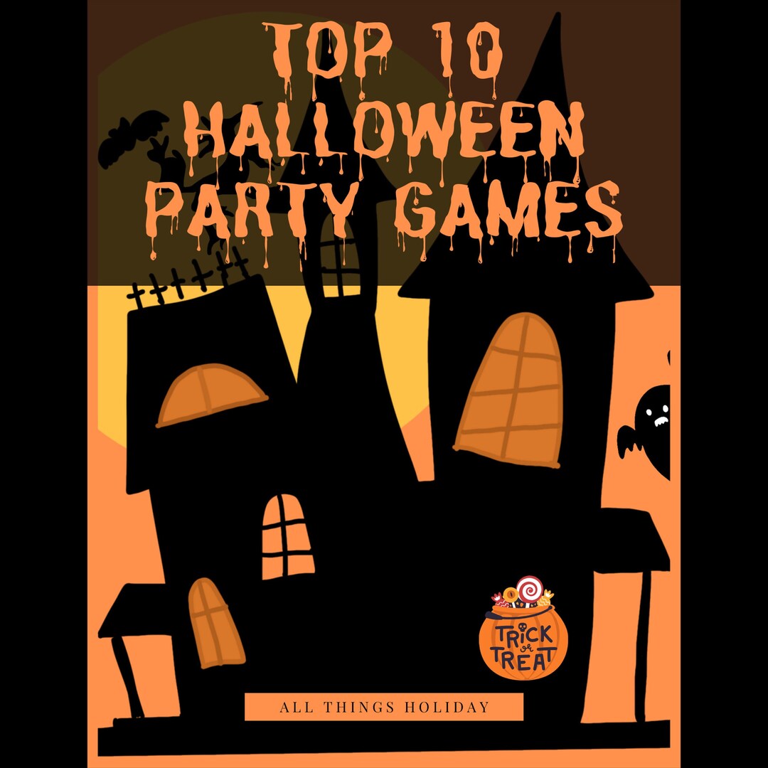 Top 10 Halloween Party Games, Instant Download, Digital Products ...