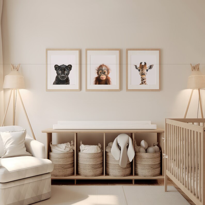 Baby Orangutan Wall Art - DIGITAL DOWNLOAD, Cute Baby Orangutan ...