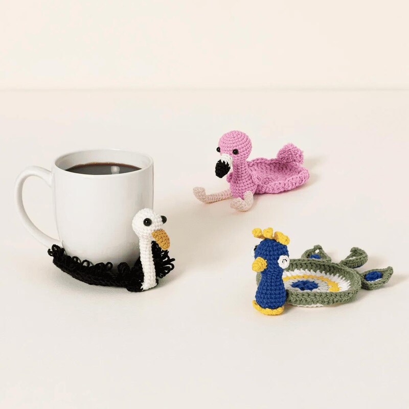 Crochet Bird Coaster Pattern - Etsy