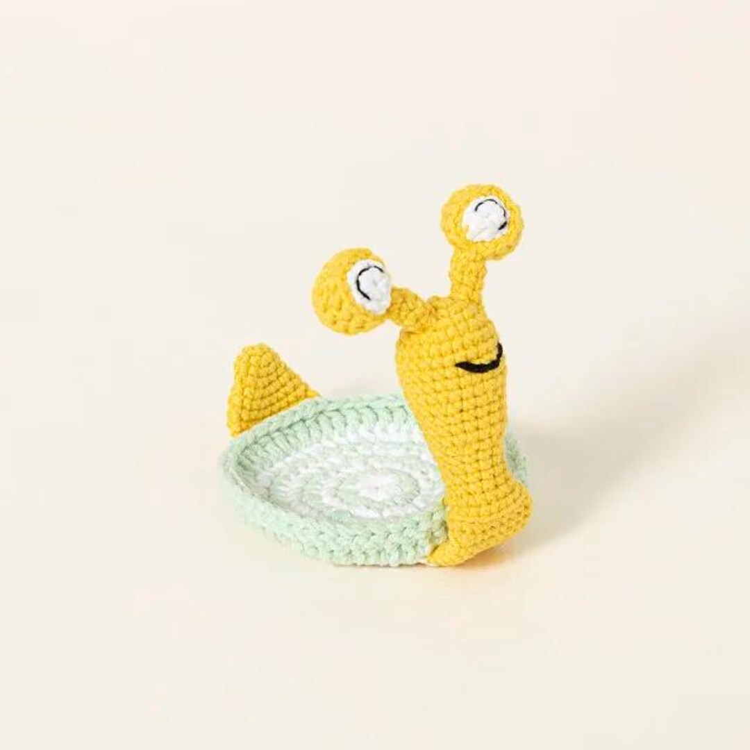 Crochet Snail, Crochet Snail Pattern, Crochet Snail Coaster Pattern ...