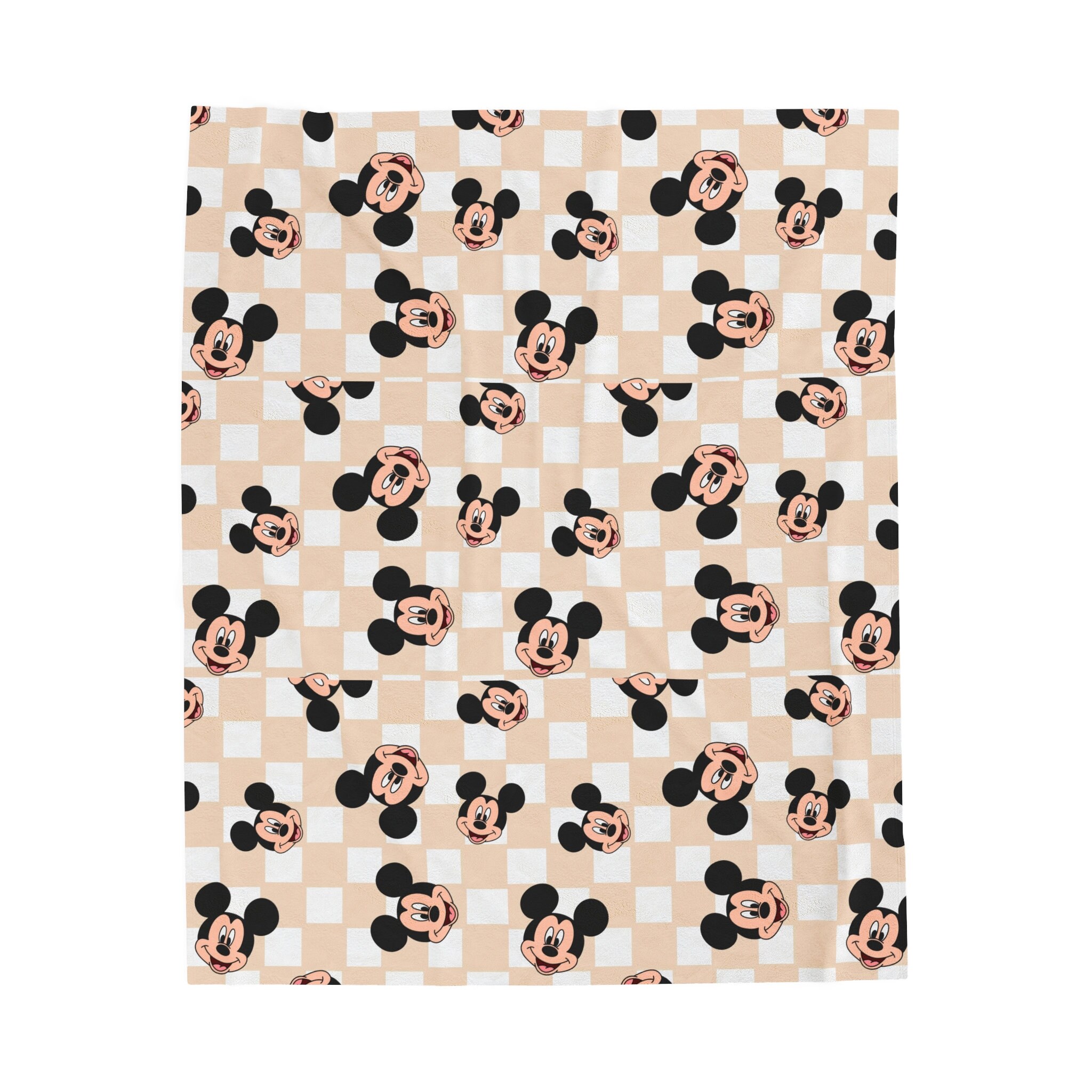 Neutral Disney Blanket, Disney Mickey Blanket, Home Decor sold by Wedge ...