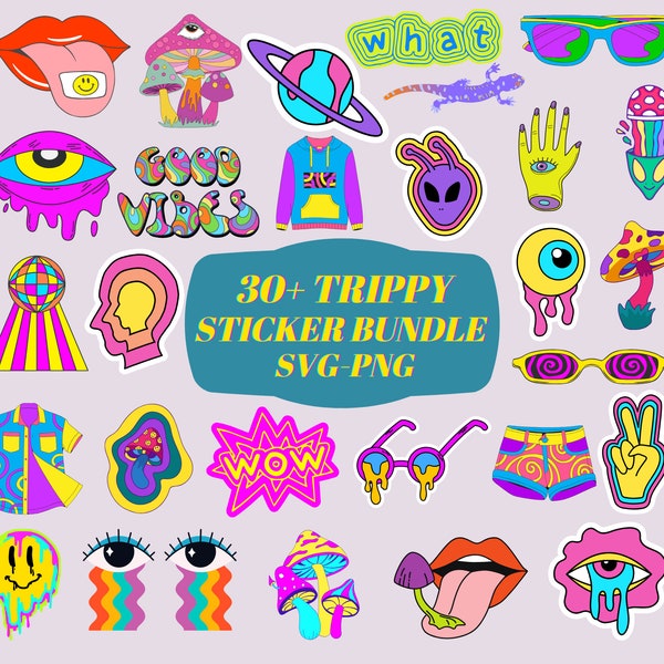 Trippy Sticker - Etsy