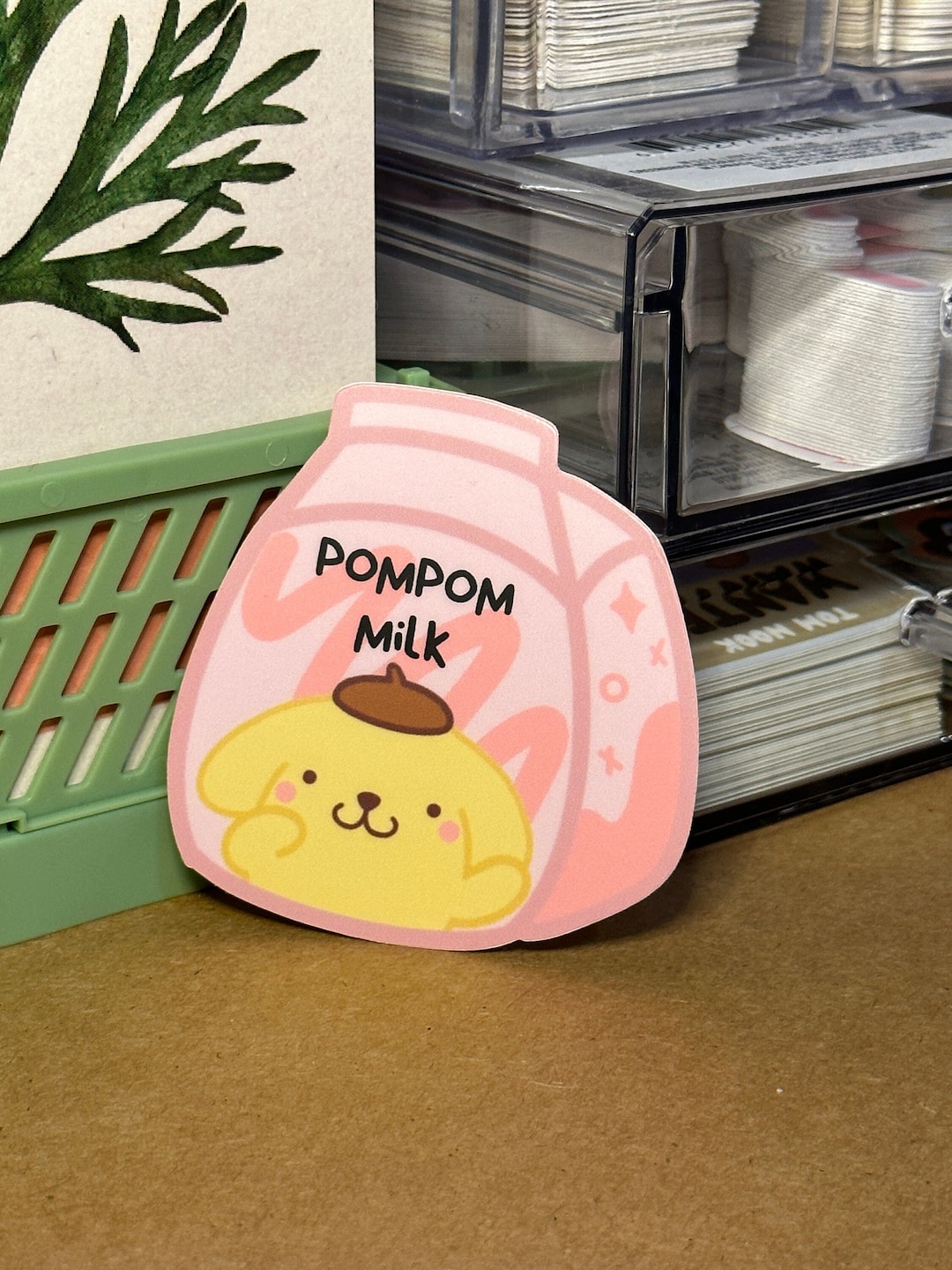 Pompompurin Milk Carton Sticker - Etsy