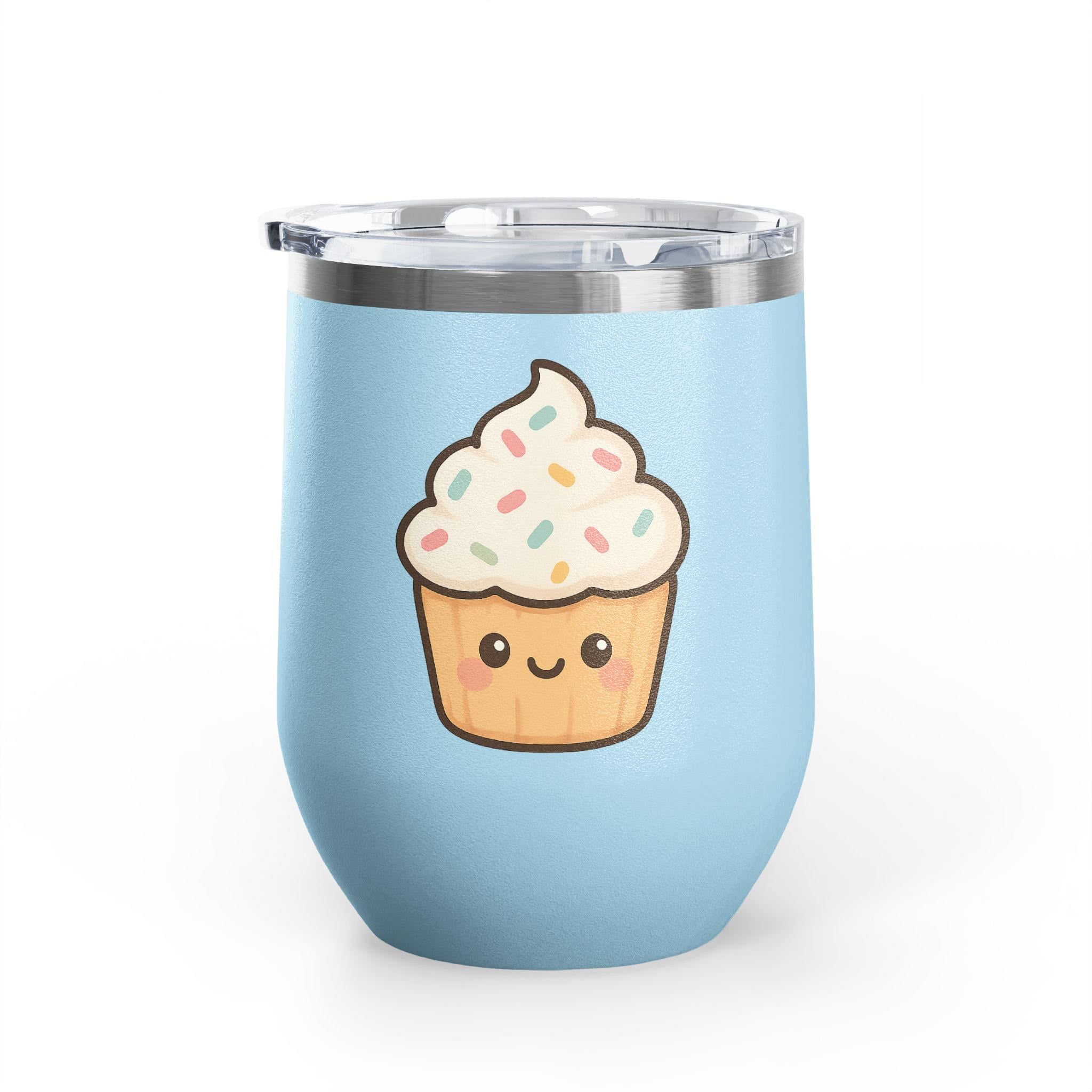 Cute Cupcake PNG, Kawaii Cupcake Clipart, Smiling Cupcake Png, Baking ...