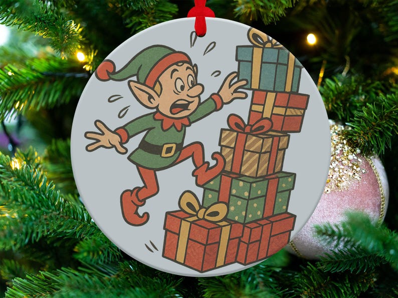 Stressed Elf PNG, Christmas Elf Clipart, Funny Elf Png, Holiday Png ...