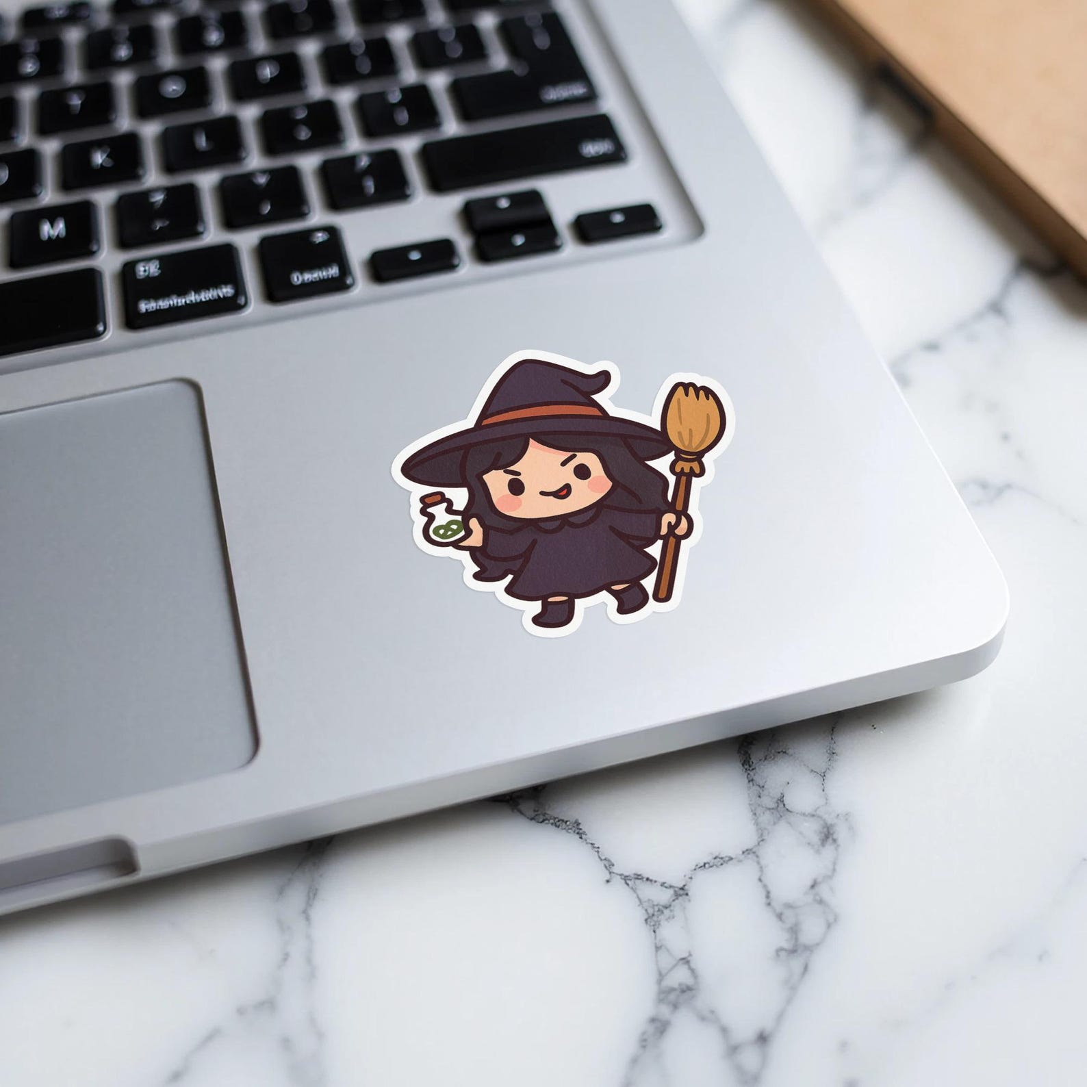 Cute Witch Png, Witch Clipart, Halloween Png, Kawaii Witch Png, Broom ...