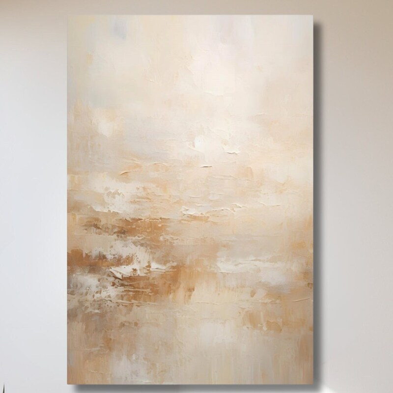 Neutral Abstract Art - Etsy