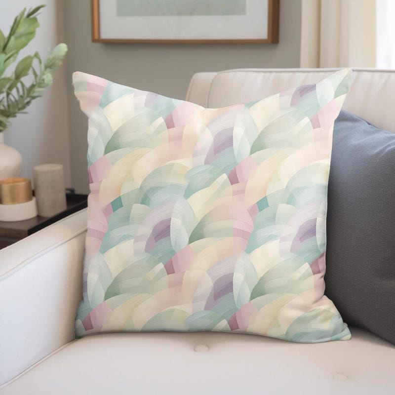 Pastel Throw Pillow - Etsy