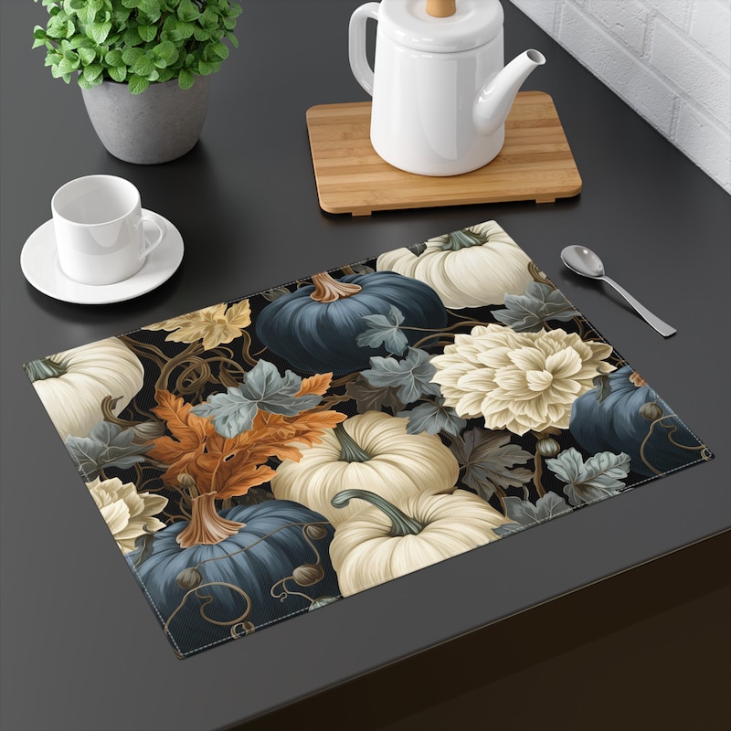 Pumpkin Placemat - Etsy
