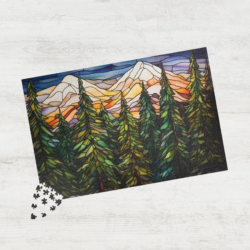 Forest Puzzle Wood - Etsy