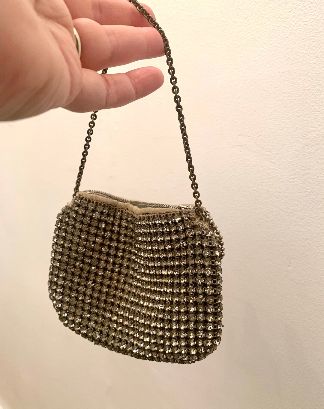 Lovely Paste Stone/rhinestone 1920s/30s Flapper Evening Bag/purse - Etsy