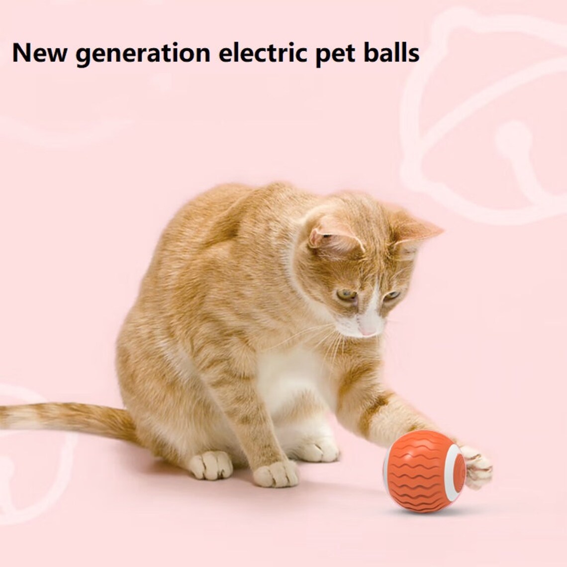 Interactive Cat Toy Wicked Ball With 2 Motion Modes - Etsy