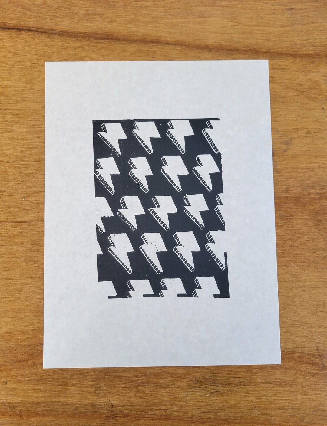 Lightning Bolt Print - Etsy