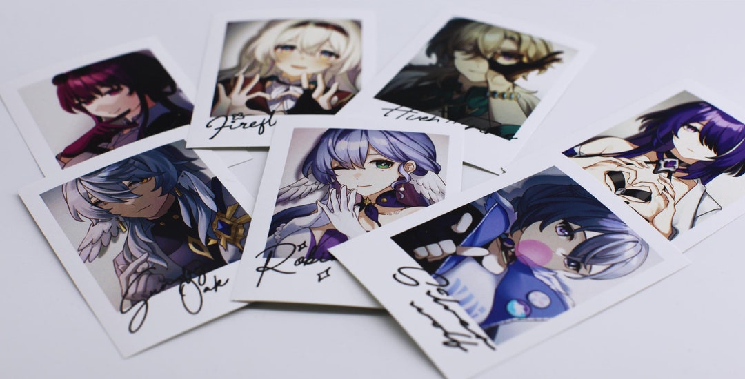 Honkai Star Rail Signed Photocards - Etsy
