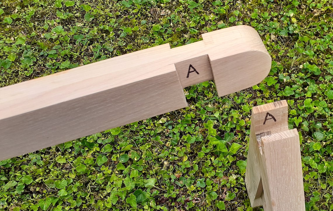 Red Oak - Medieval Style Trestle Table Legs - Etsy