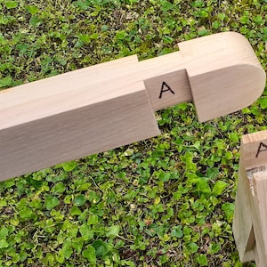 Red Oak - Medieval Style Trestle Table Legs - Etsy