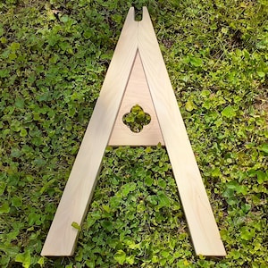 Red Oak - Medieval Style Trestle Table Legs - Etsy