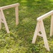 Red Oak - Medieval Style Trestle Table Legs - Etsy