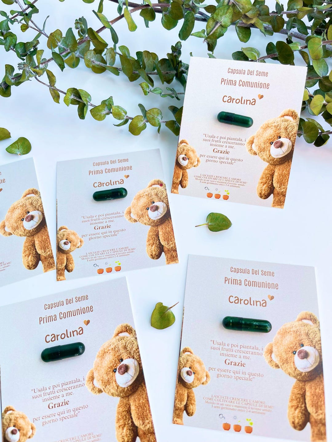 Personalized Seed Capsule Seed Card Thank You Favors Plantable Favor ... Personalized Seed Capsule Seed Card Thank You Favors Plantable Favor ...