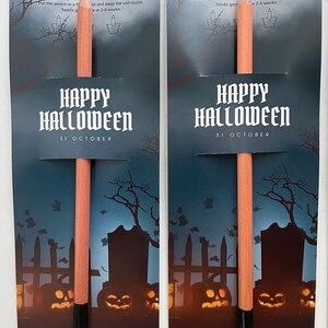 Halloween Seed Pencil/// *plantable Favor for Halloween Gift ...