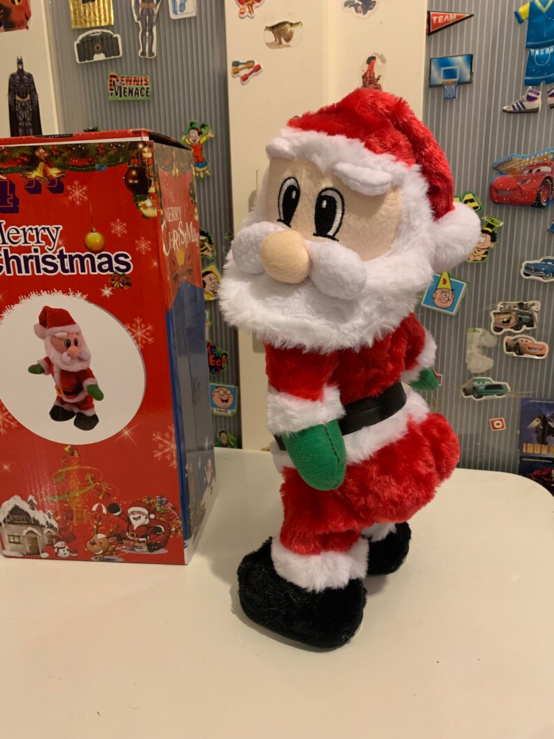 Santa Twerking Toy Santa Dancing Toy Funny Christmas T Etsy Uk