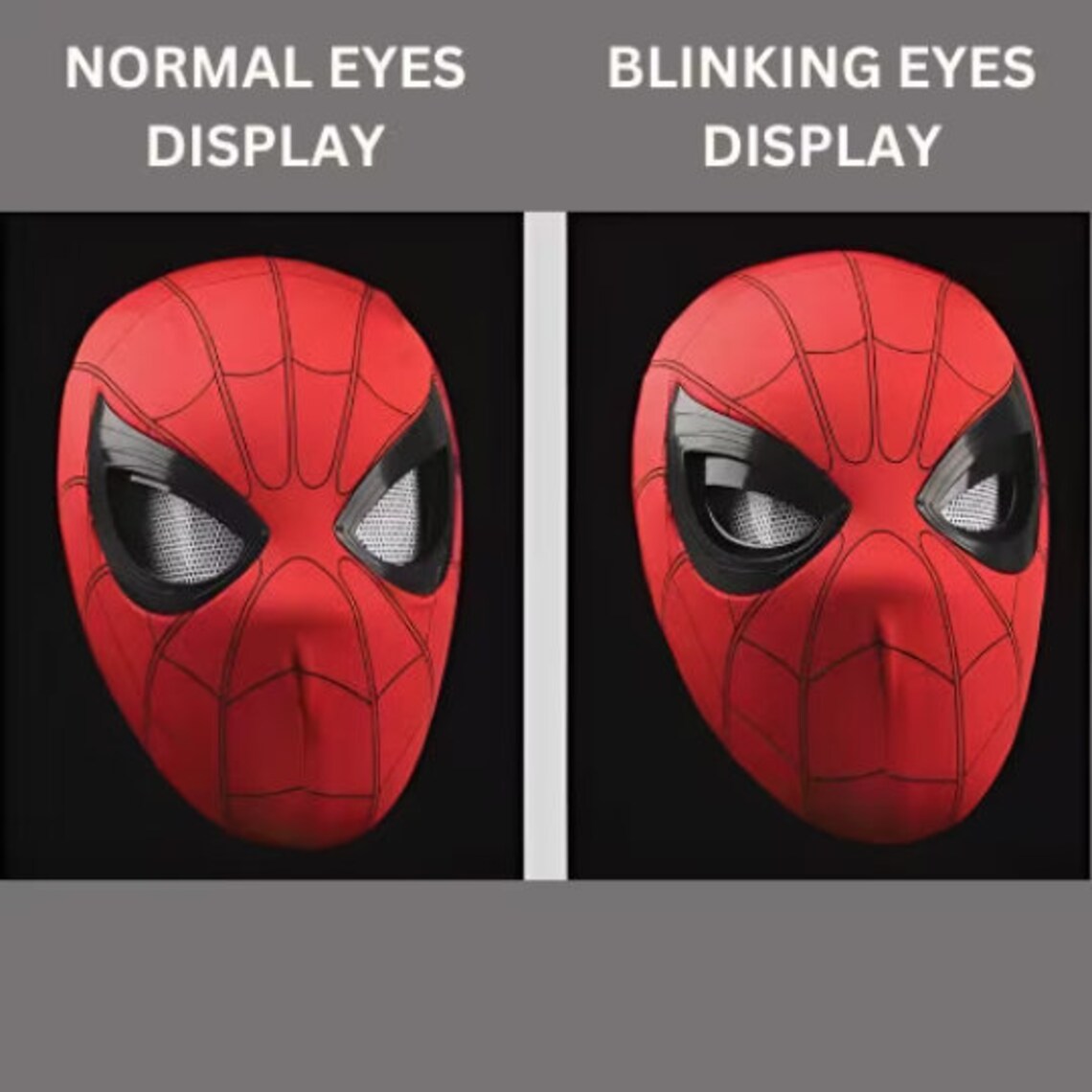 Buy Spiderman Blinking Eyes, Moving Eyes Mask,spiderman Mask,spiderman ...