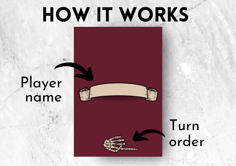 Gothic Initiative Tracker Dnd 5e Printable Dungeons and Dragons Vampire ...