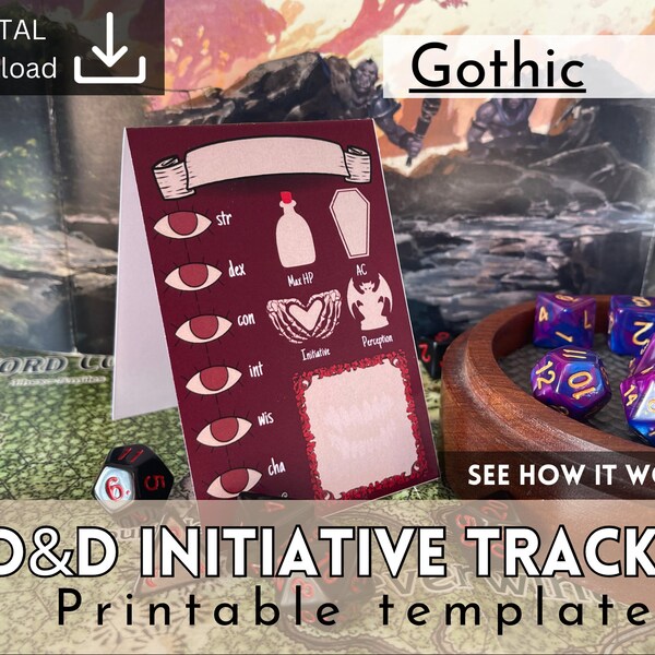 Dnd Initiative Markers - Etsy