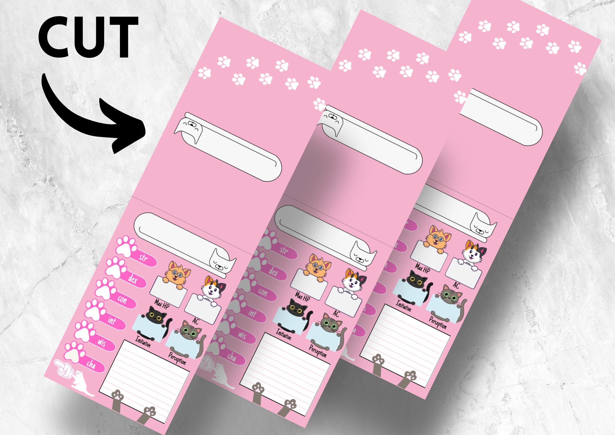 D&D 5e Initiative Tracker Printable Dungeons and Dragons - Etsy Australia