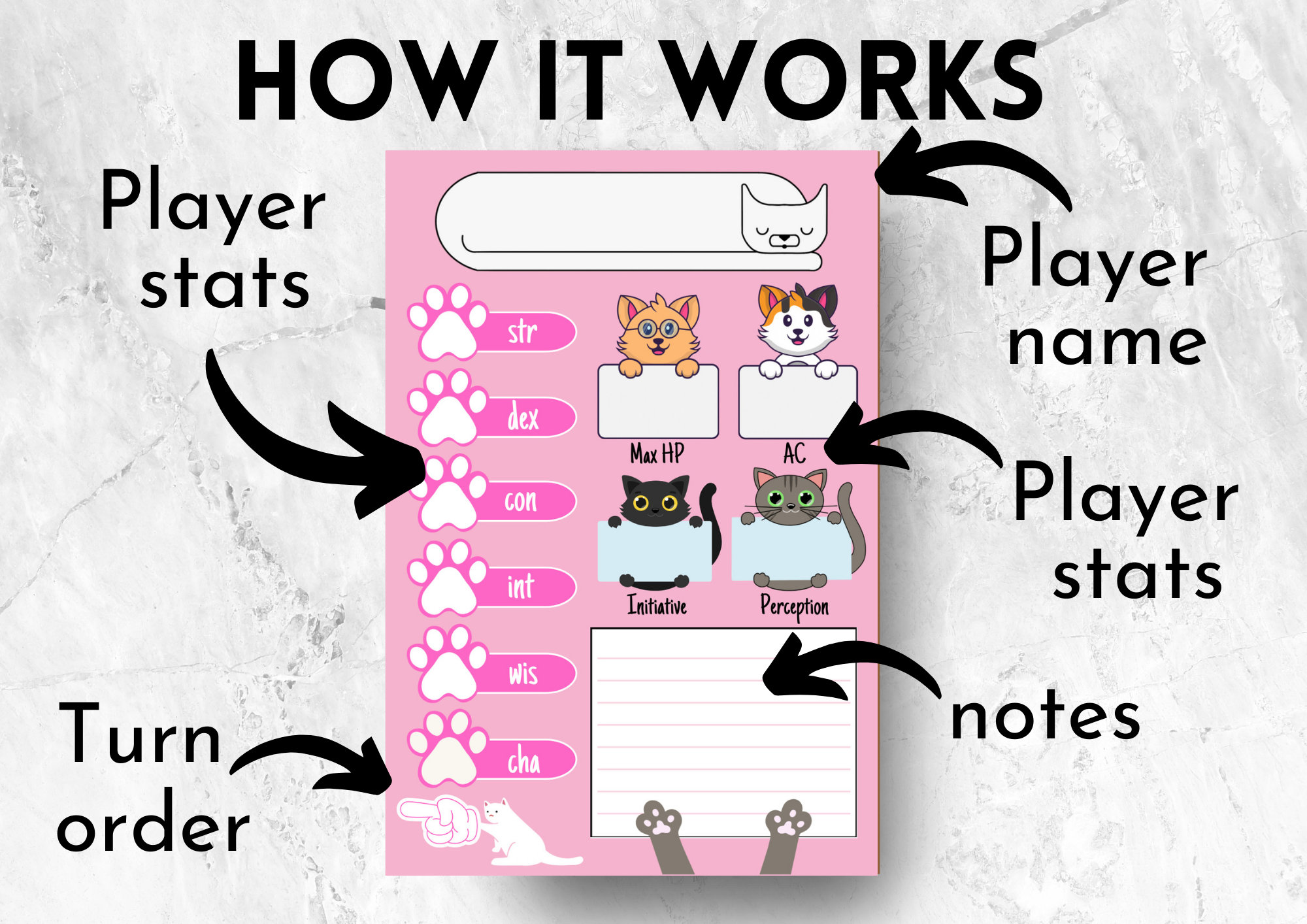 D&D 5e Initiative Tracker Printable Dungeons and Dragons - Etsy Australia