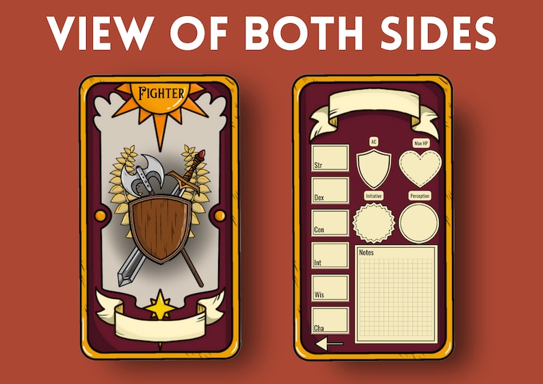 D&D 5e Initiative Tracker Printable Dungeons and Dragons Cards ...