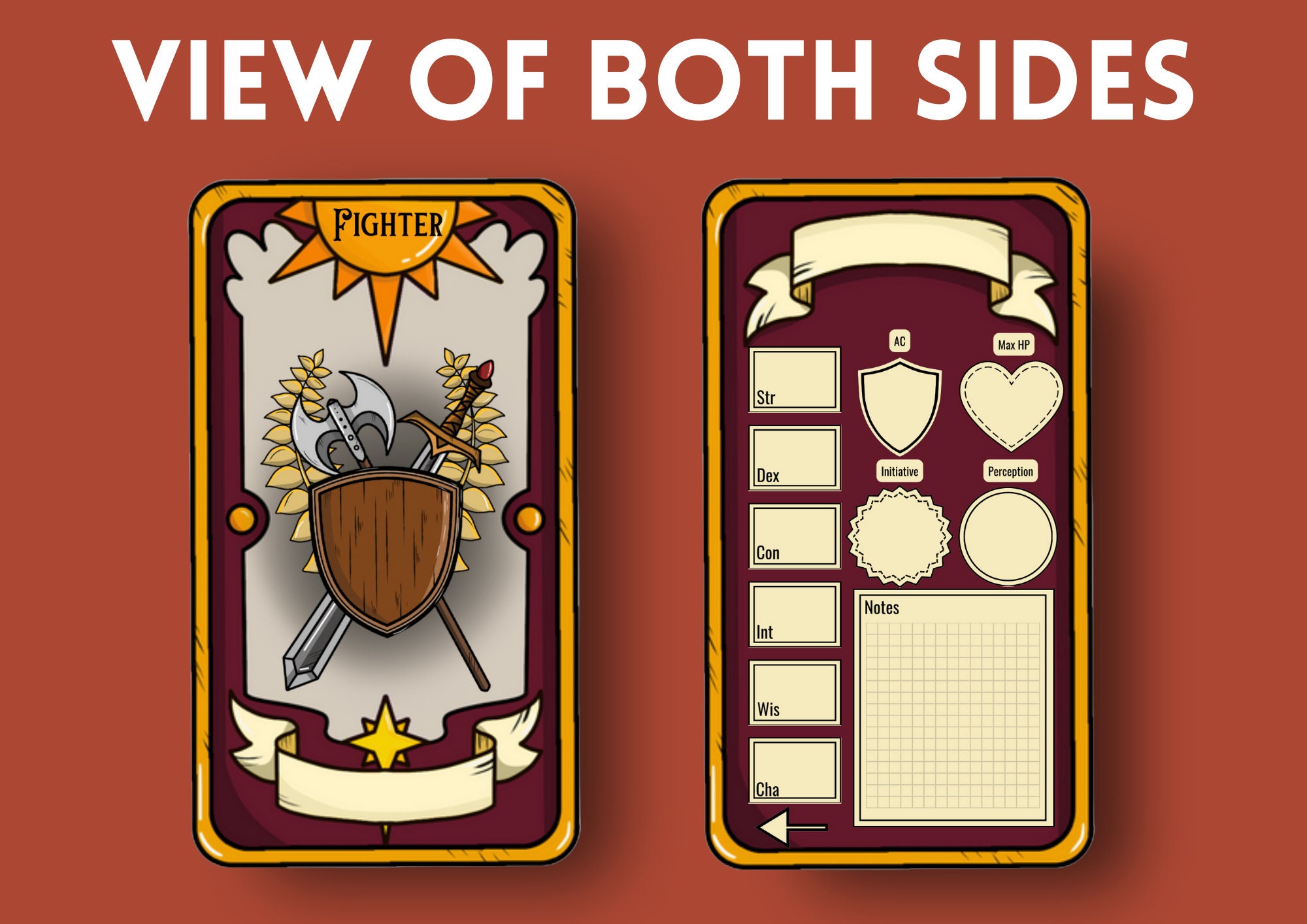 D&D 5e Initiative Tracker Printable Dungeons and Dragons Cards ...