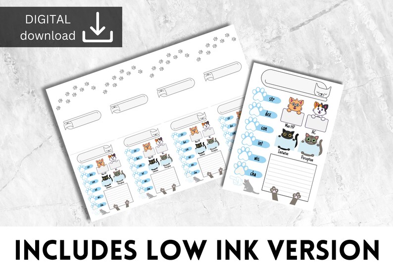 D&D 5e Initiative Tracker Printable Dungeons and Dragons - Etsy Australia