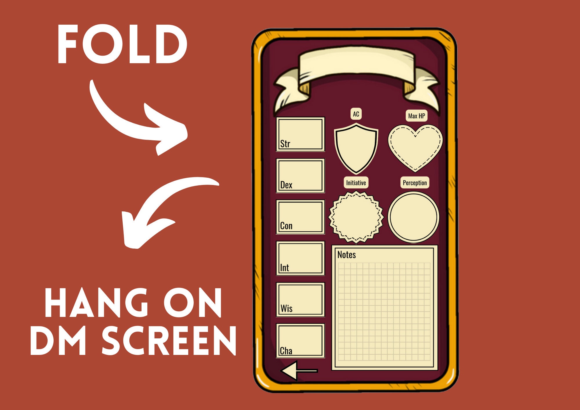 Initiative Tracker Dnd 5e Printable Dungeons and Dragons Cards ...