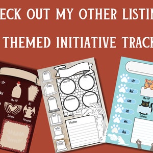 Initiative Tracker Dnd 5e Printable Dungeons and Dragons Cards ...