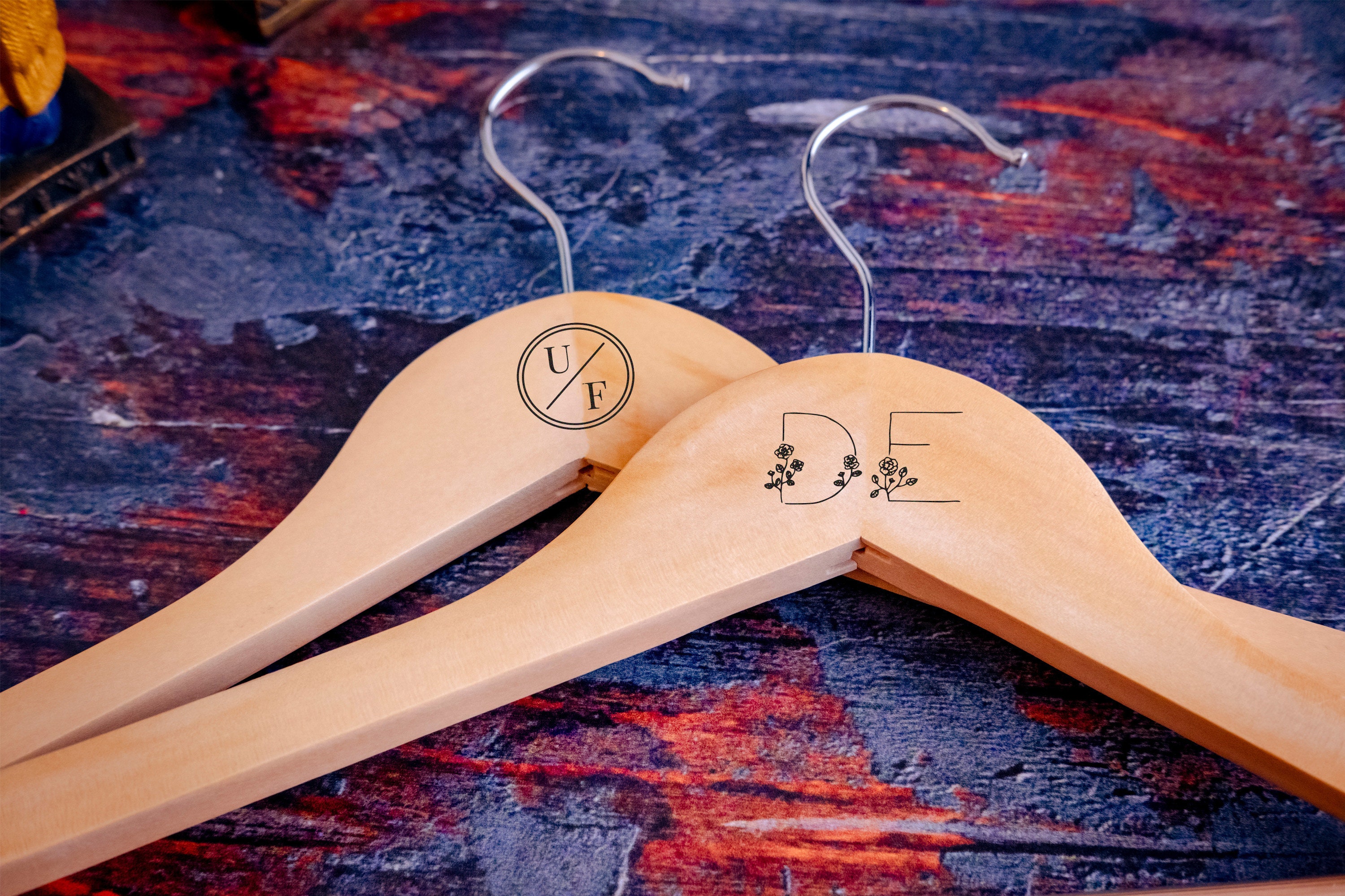 Personalized Clothes Hanger, Custom Maple Clothes Hanger, Engraved ...