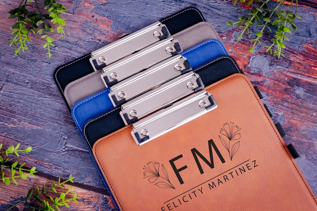 Customized Clipboard, Leather Clipboard, Personalized Clipboard for ...