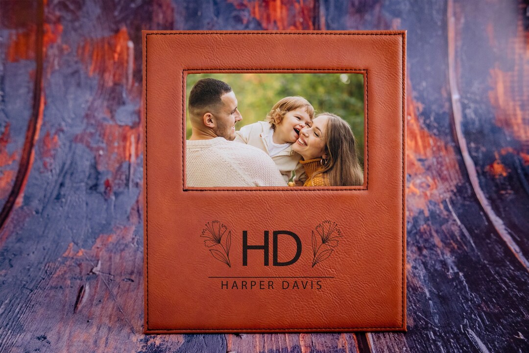 Personalized Photo Frames, Custom Picture, Classic Leather, Special ...