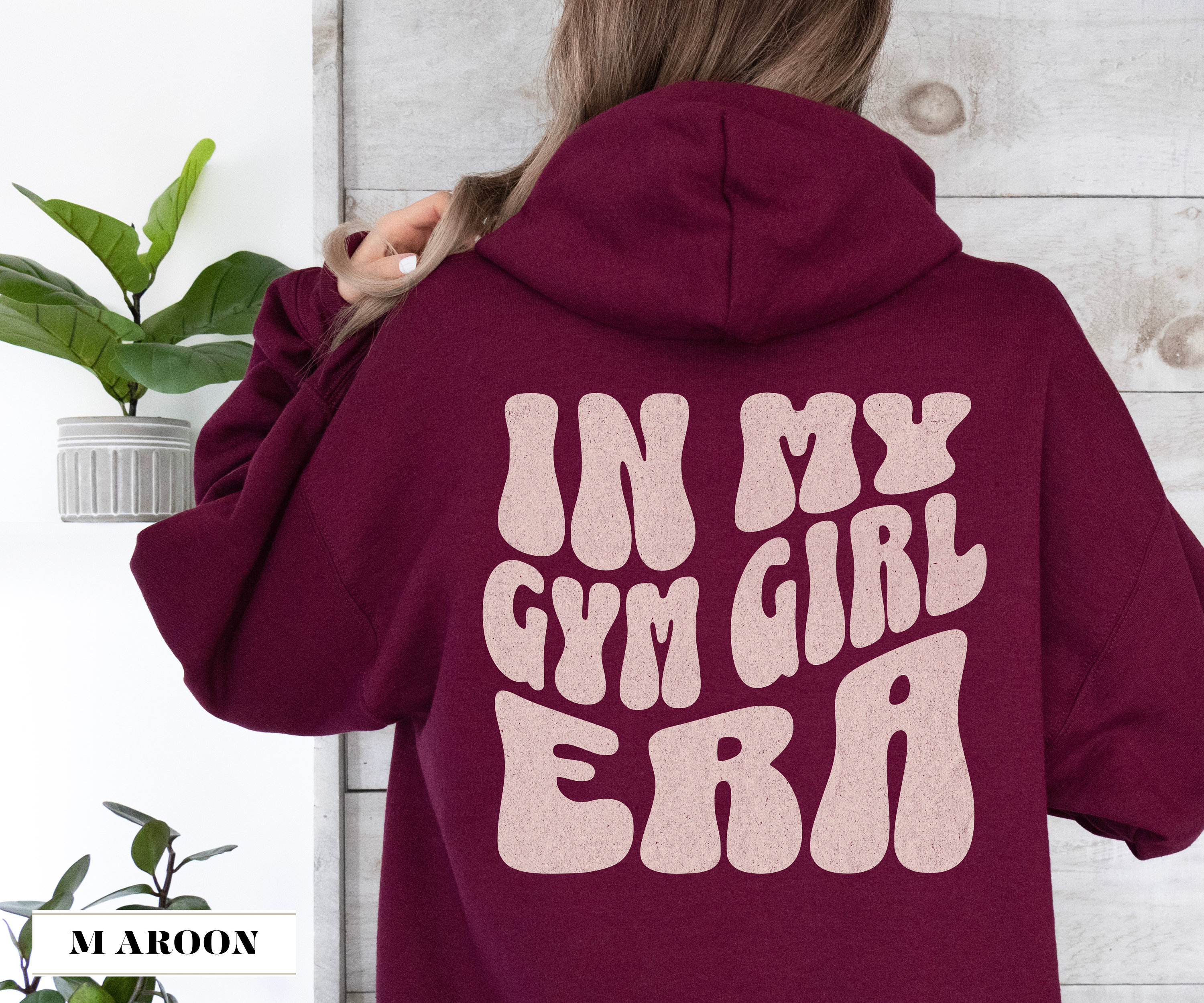 In My Gym Girl Era Sweater Hoodie, Women Fitness Sweater, Women Workout ...