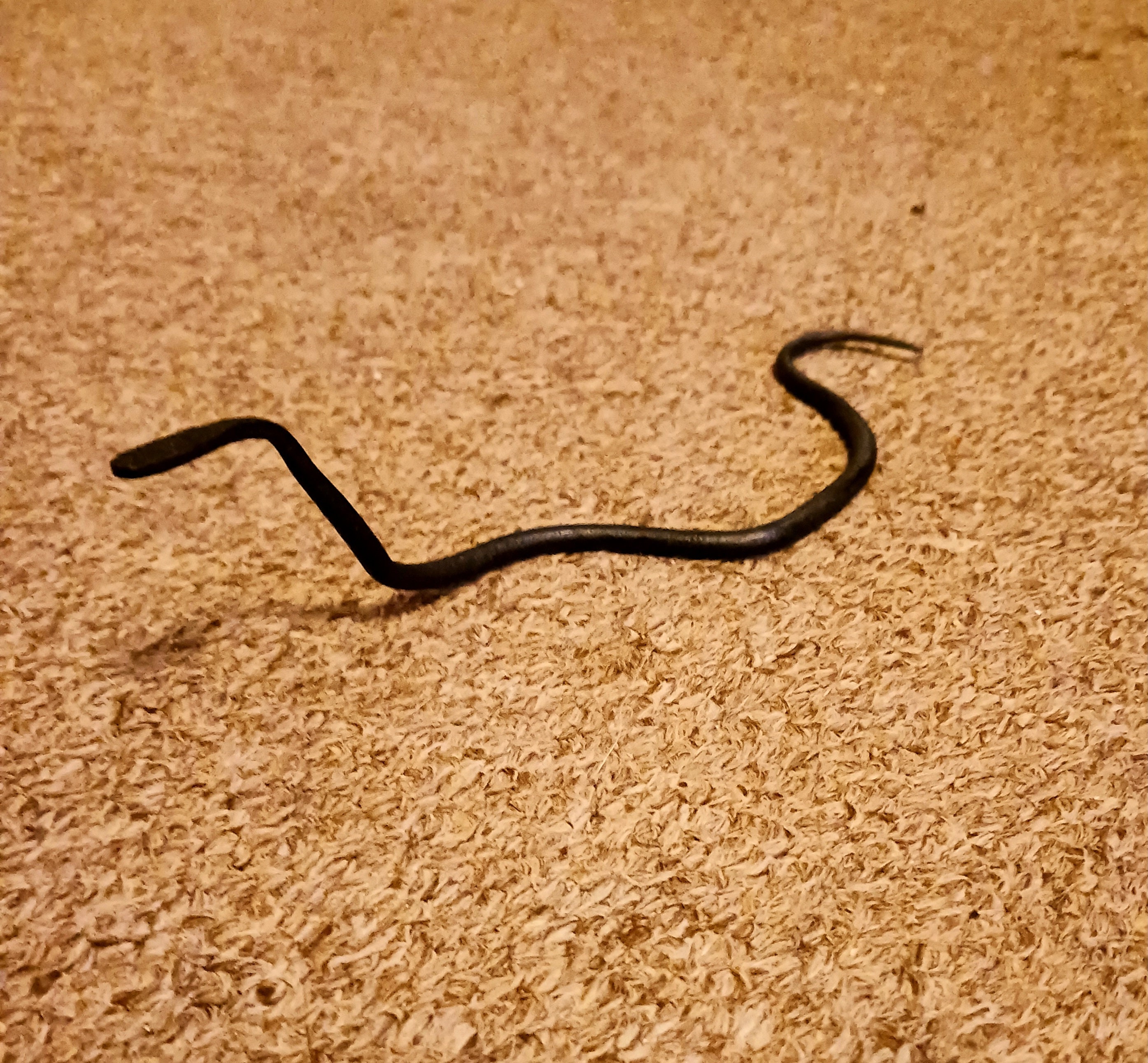 Hand Forged Iron Mini Snake, Steel Snake Sculpture Statue Decor, Animal ...