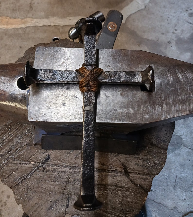Railroad Spike Cross Home Decor Christian Cross Wall Decor, Crucifix ...