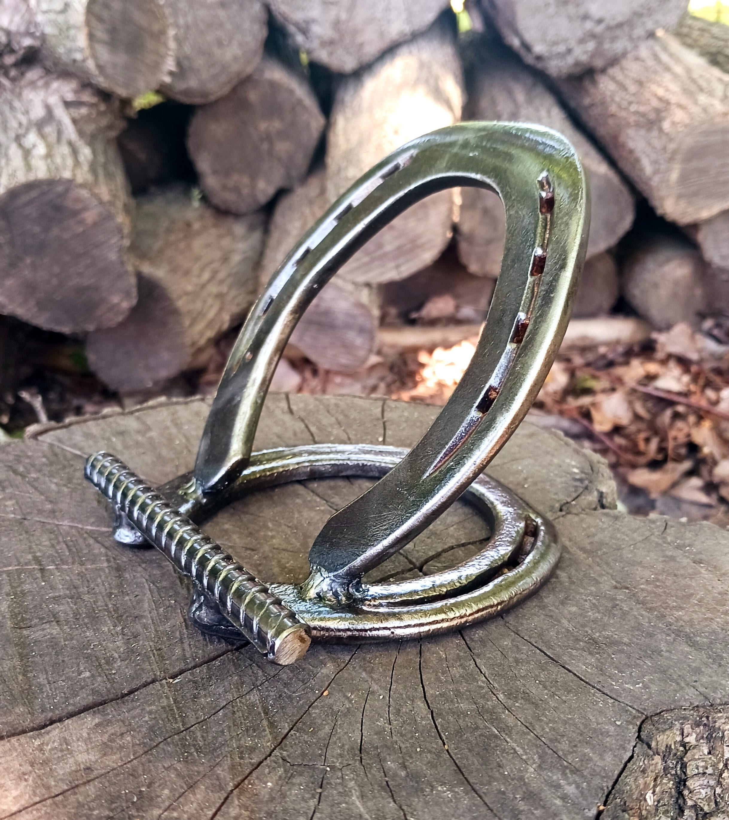 Horseshoe Tablet Stand, Phone Stand, Western Decor, Farm Decor, Hand ...