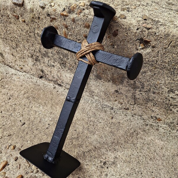 Railroad Spike Cross - Etsy