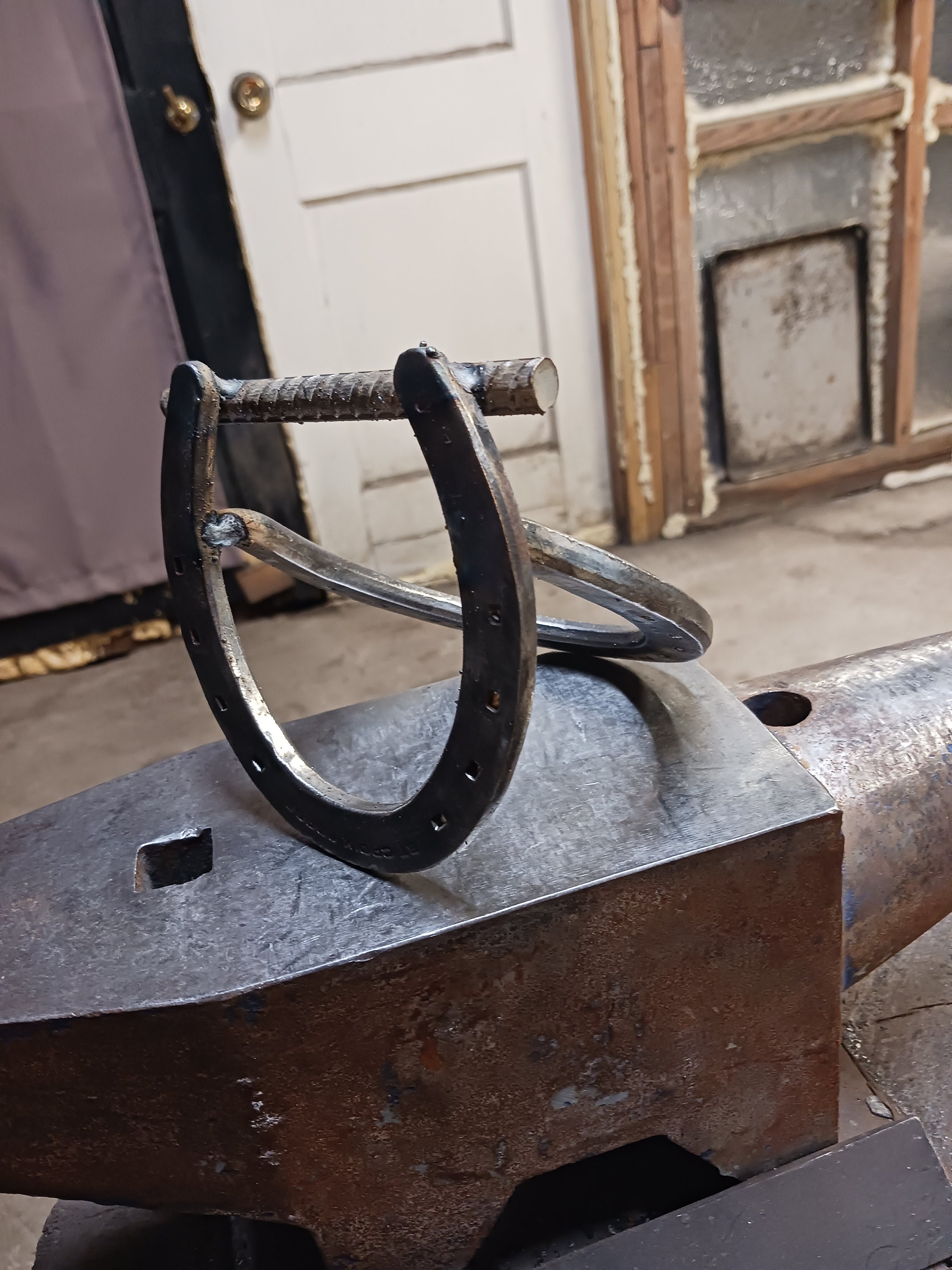 Horseshoe Tablet Stand, Phone Stand, Western Decor, Farm Decor, Hand ...