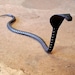 Hand Forged Iron Rebar King Cobra Snake, Blacksmith Made, Steel Snake ...