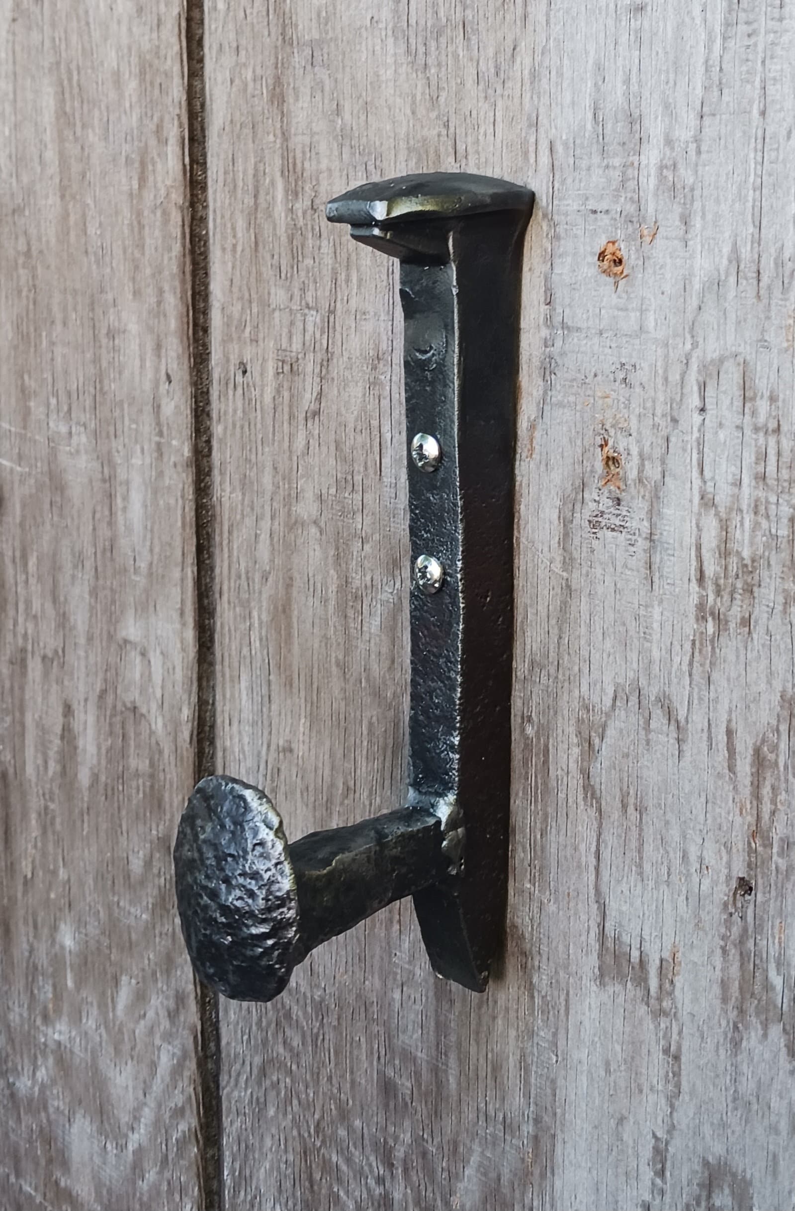 Railroad Spike Hook With Screws, Welded Railroad Spike Hook, Tack Hook ...