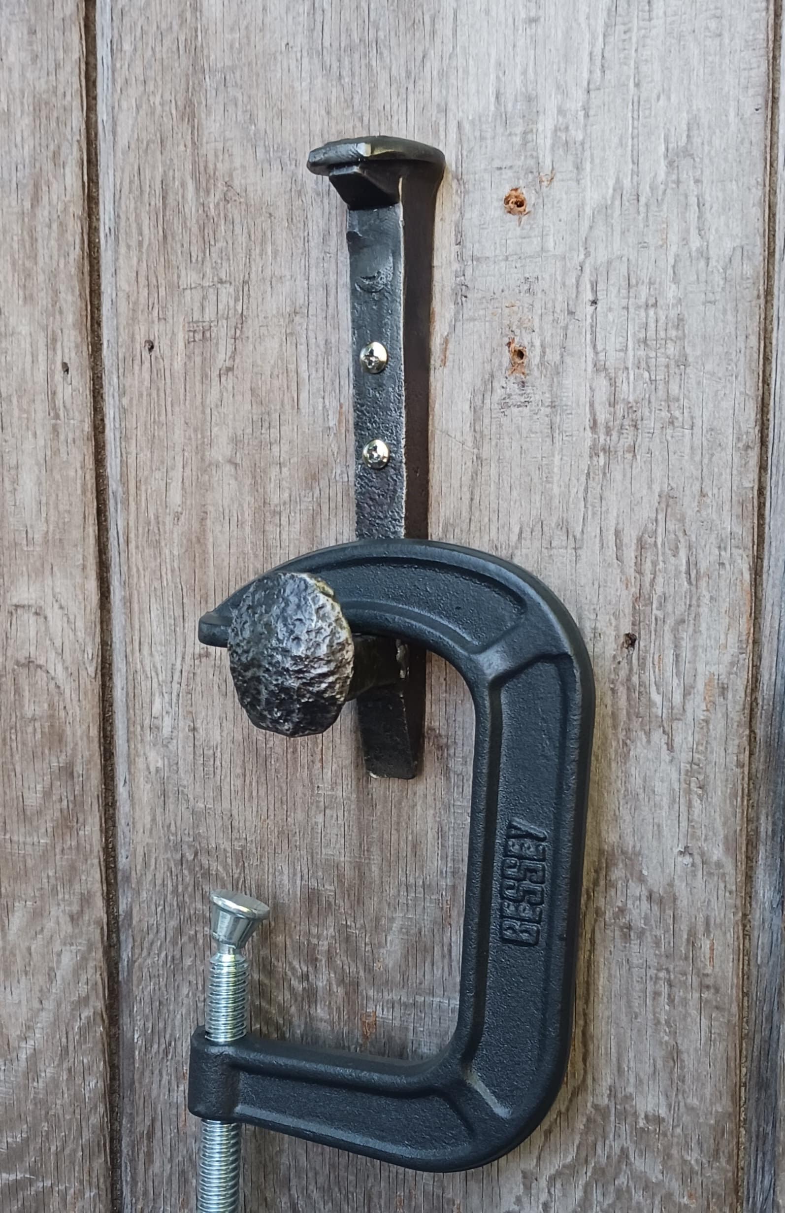 Railroad Spike Hook With Screws, Welded Railroad Spike Hook, Tack Hook ...