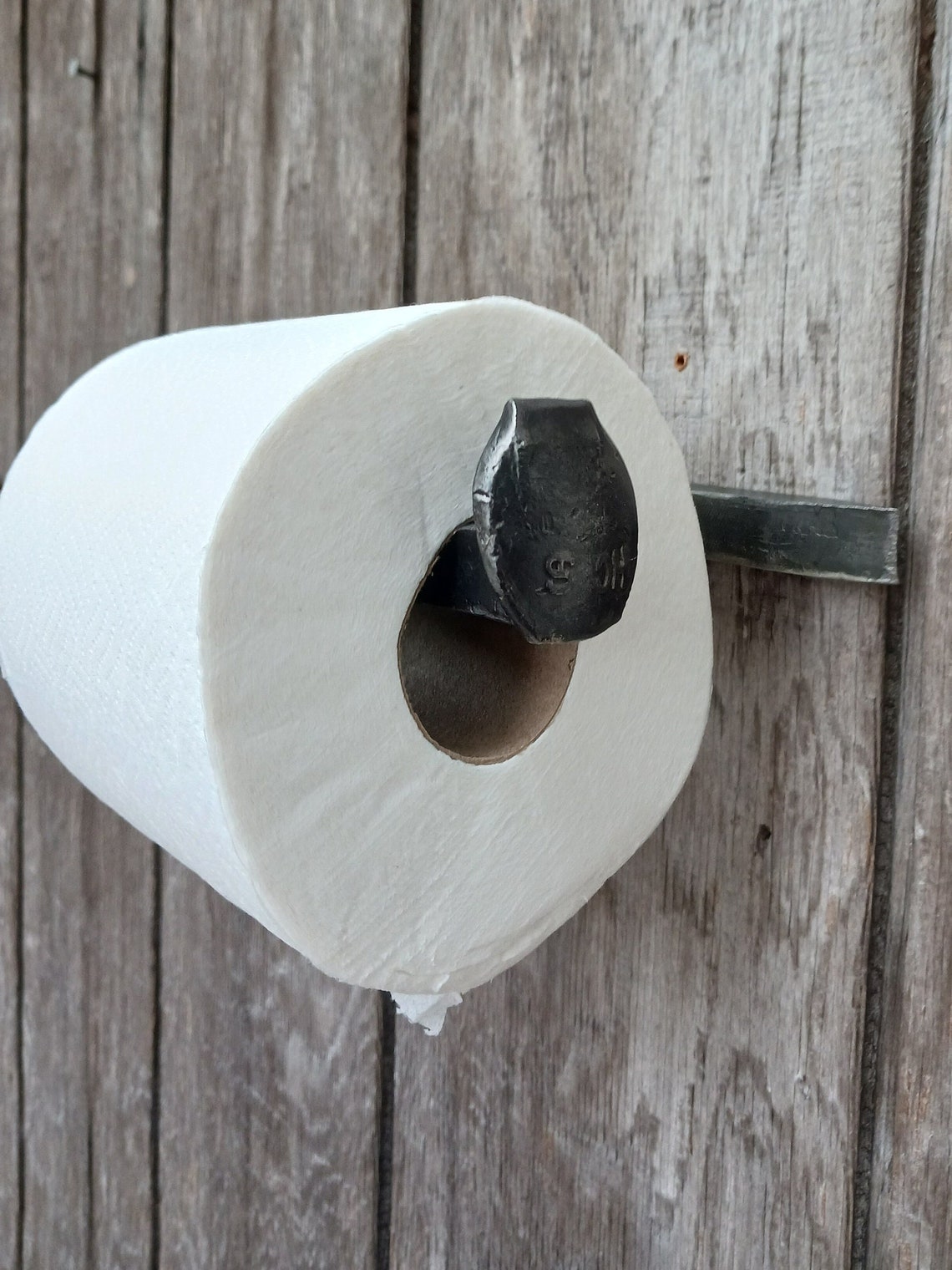 Railroad Spike Toilet Paper Holder - Etsy